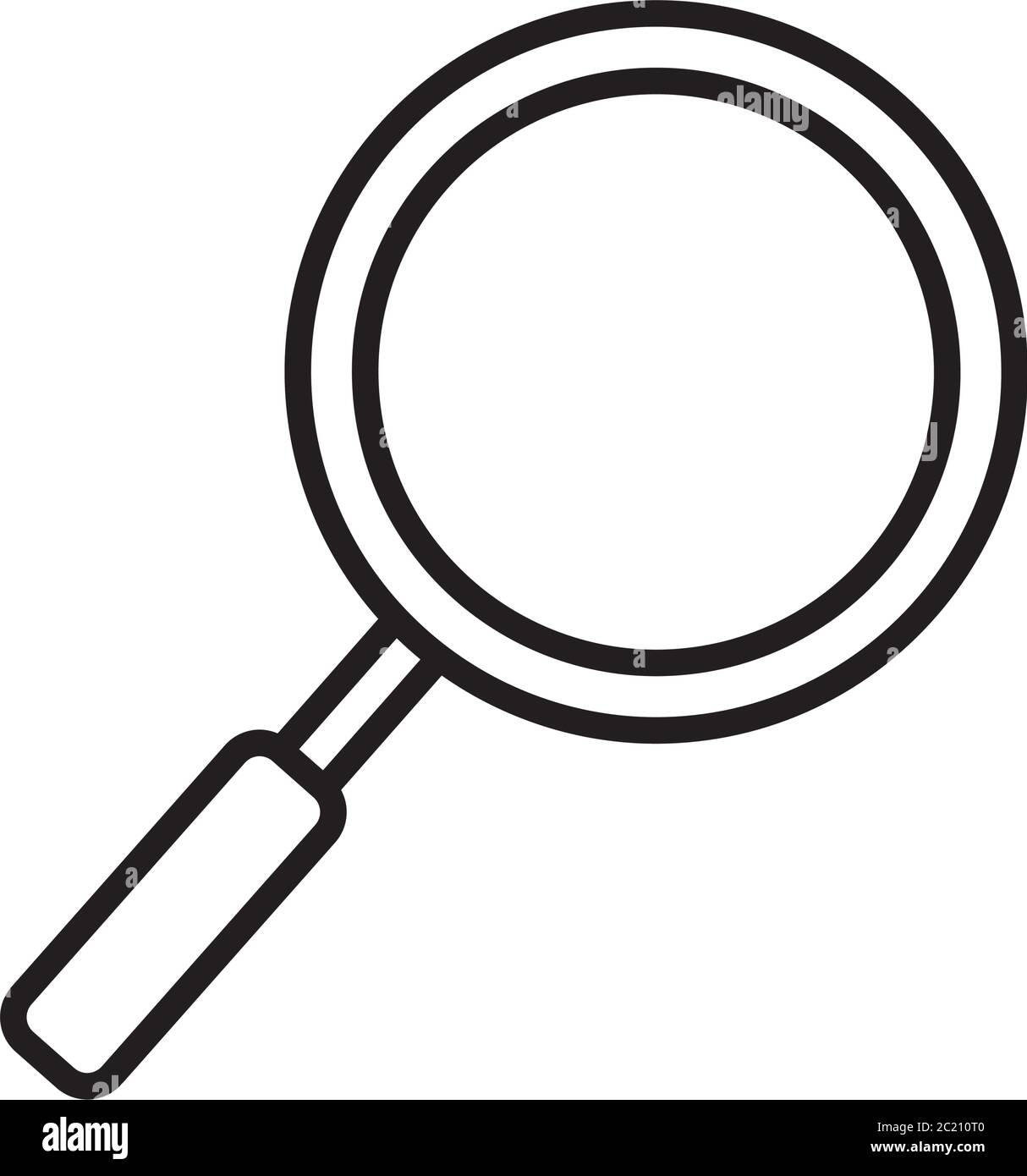 Magnifying Glass Clipart Black And White