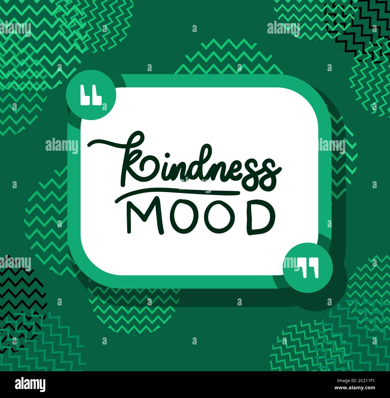 kindness mood design of Quote phrase text and positivity theme Vector ...