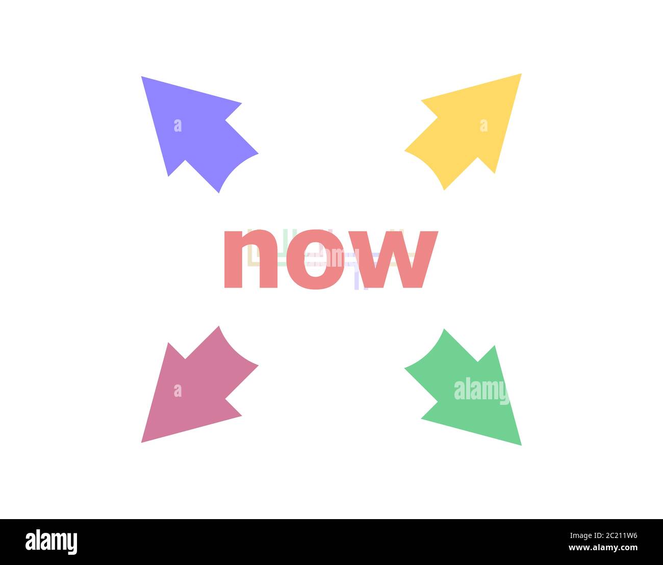 Now circle logo hi-res stock photography and images - Alamy