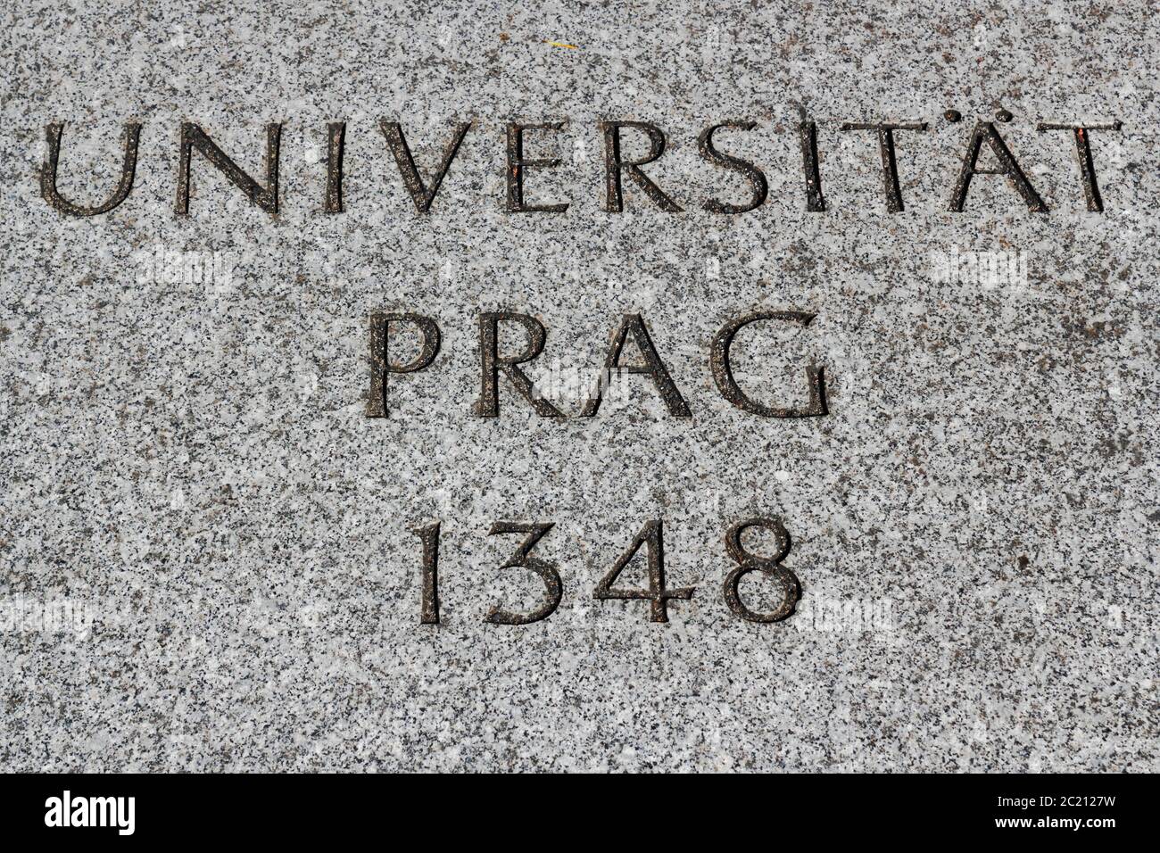 University of Prague Stock Photo - Alamy