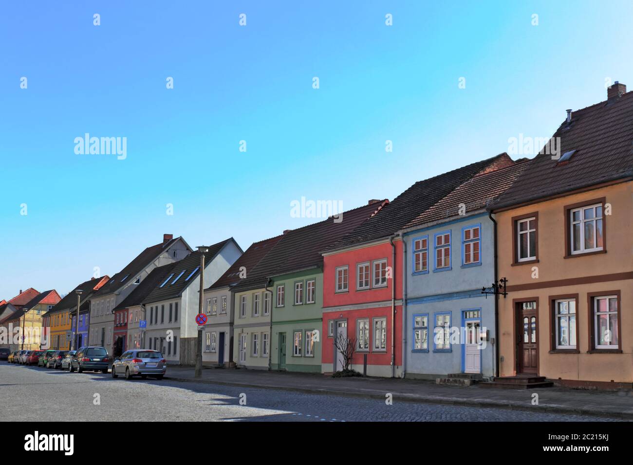 Historical row of houses Stock Photo - Alamy