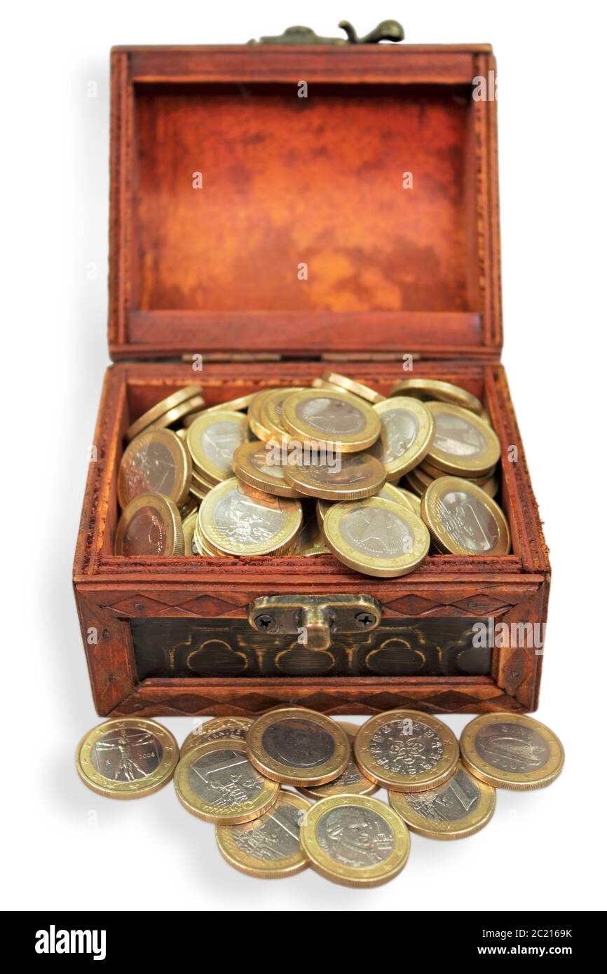 Money chest hi-res stock photography and images - Alamy