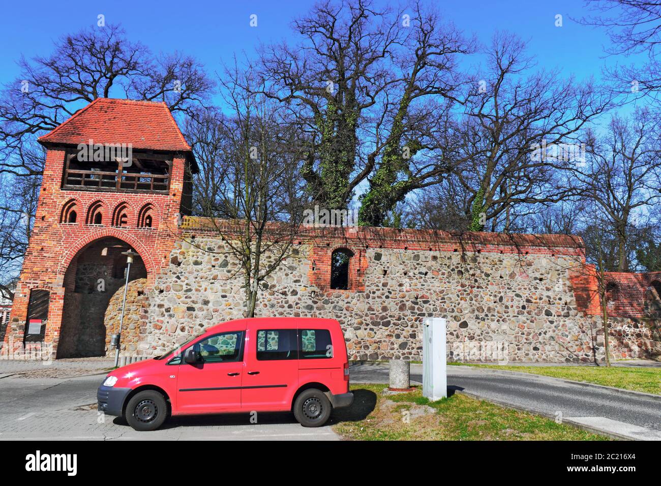 Neubrandenburg city wall Stock Photo - Alamy