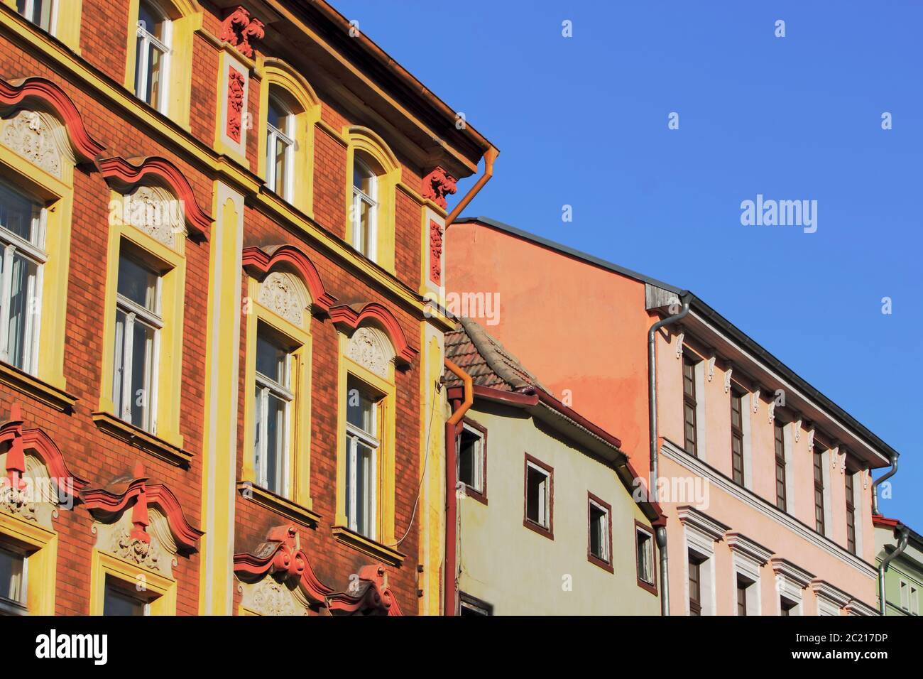 old building facades Stock Photo - Alamy