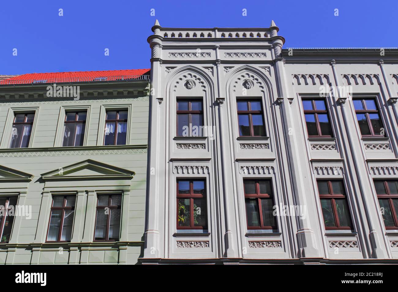 old building facades Stock Photo - Alamy