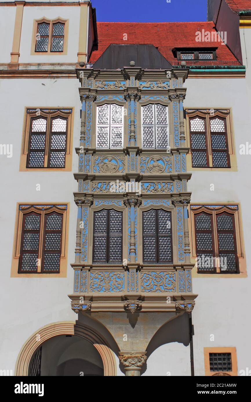Historical bay window Stock Photo - Alamy