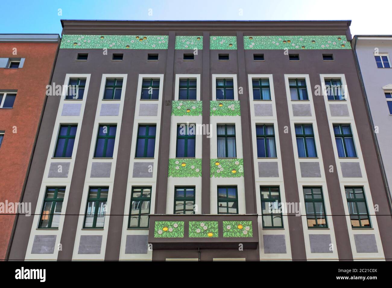 art nouveau house Stock Photo - Alamy