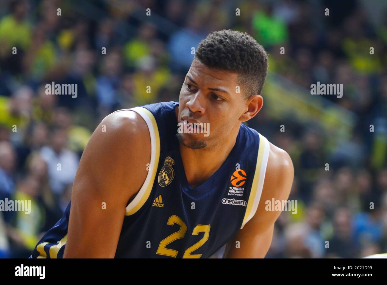 ISTANBUL / TURKEY - FEBRUARY 20, 2020: Walter Tavares during EuroLeague ...