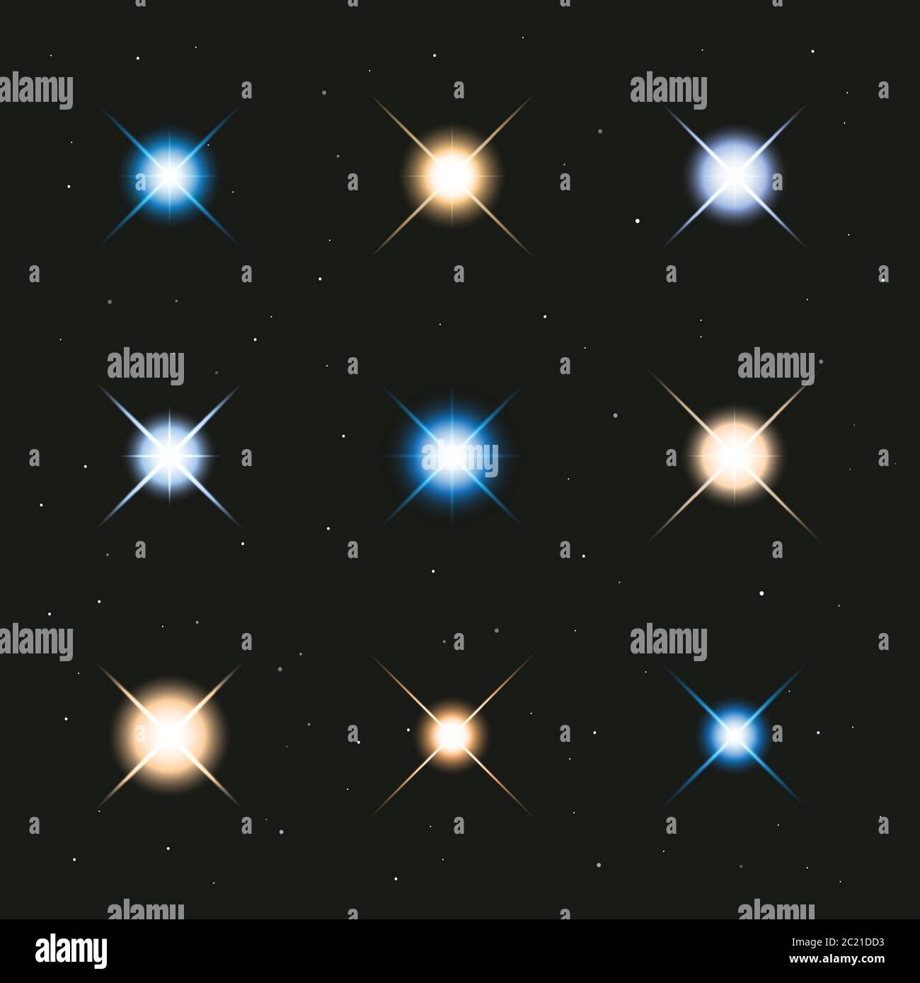Light stars Stock Vector Images - Alamy