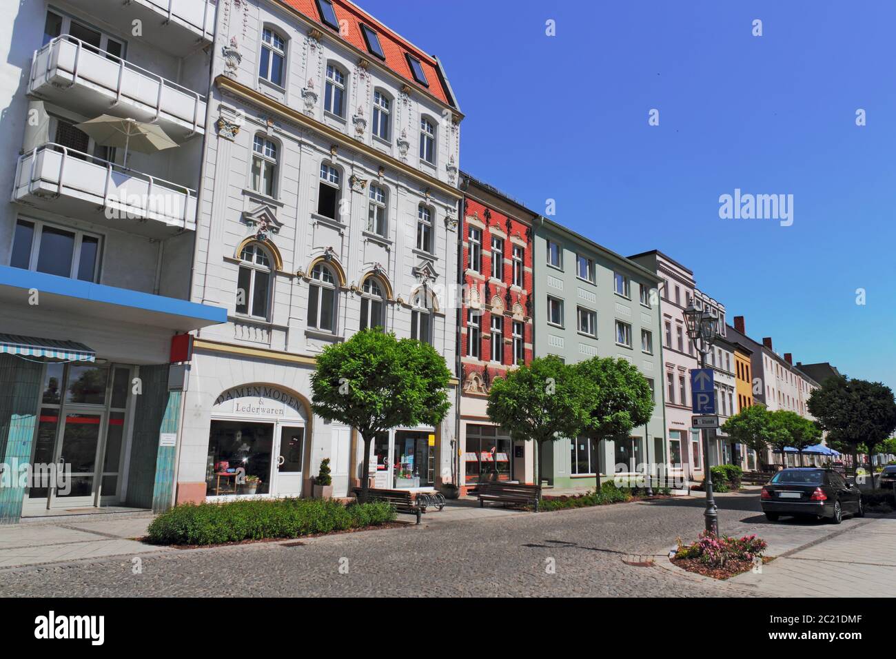 Old town of Guben Stock Photo - Alamy