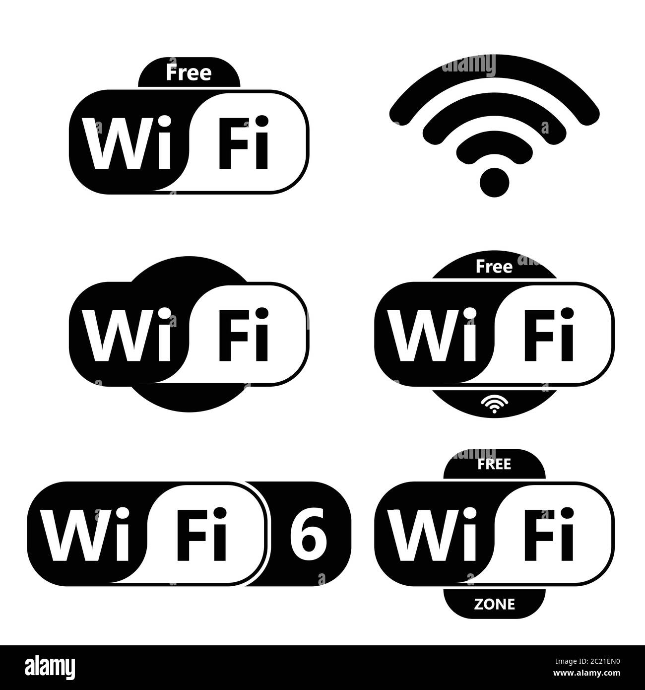Wifi icon, wireless network technology, vector illustration Stock ...