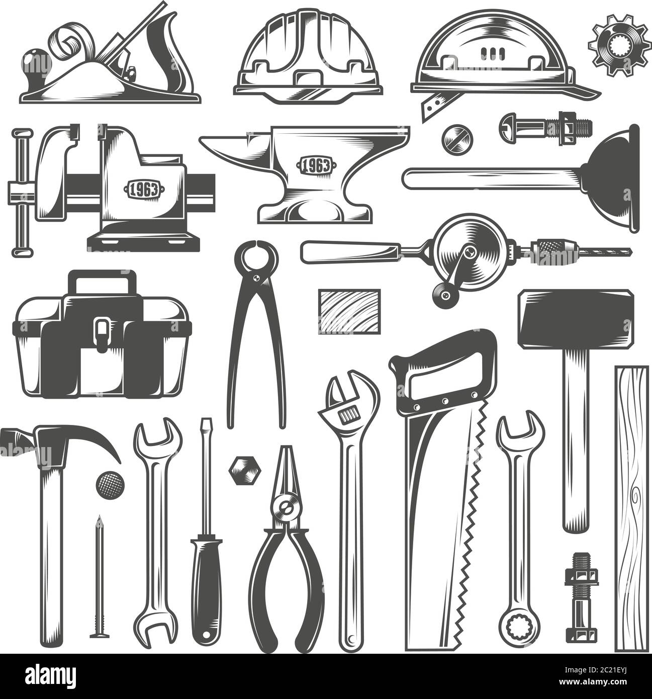 Planer tool Cut Out Stock Images & Pictures - Alamy