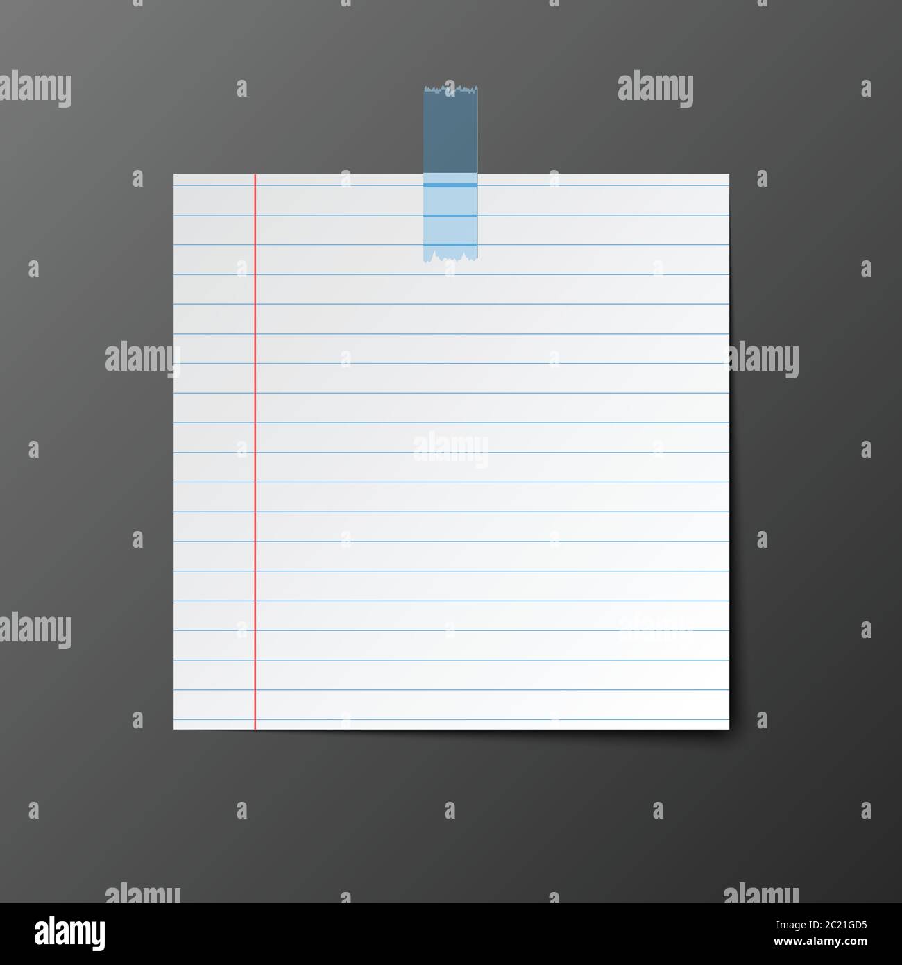 Post note paper with shadow, vector illustration Stock Vector Image ...