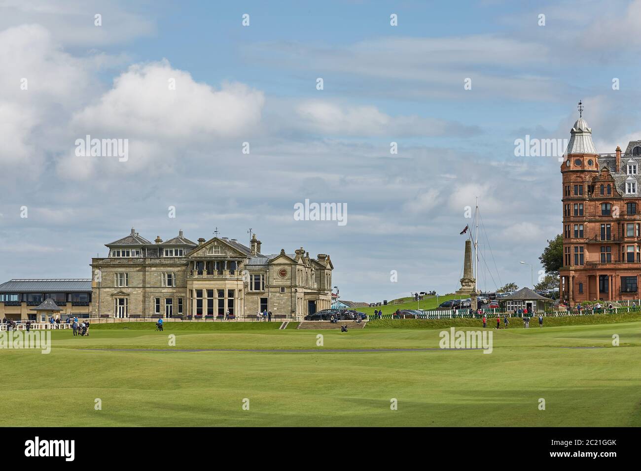 St. Andrews Clubhouse and Golf Course of the Royal Ancient where golf ...