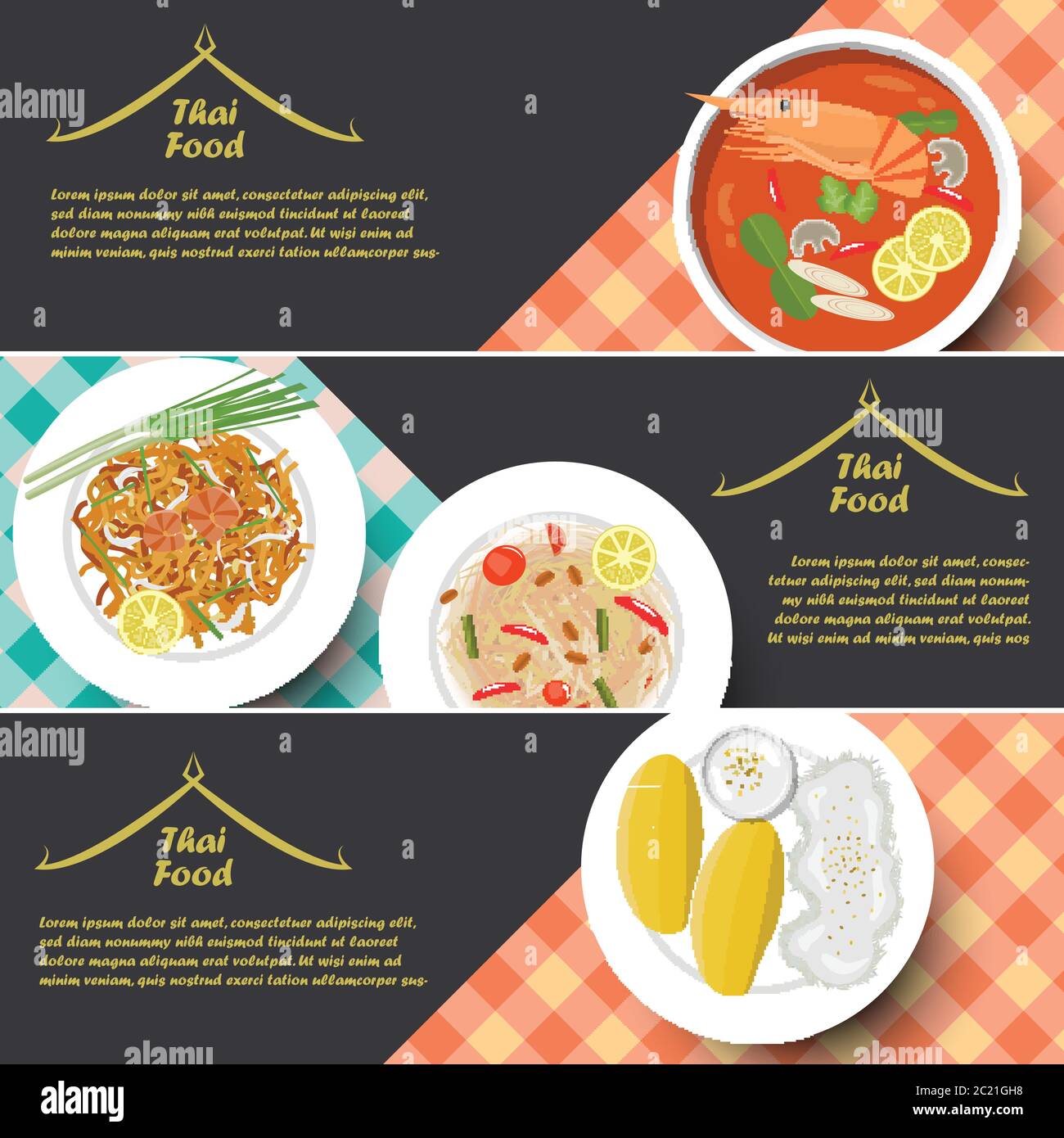 Traditional thai soup curry Stock Vector Images - Alamy