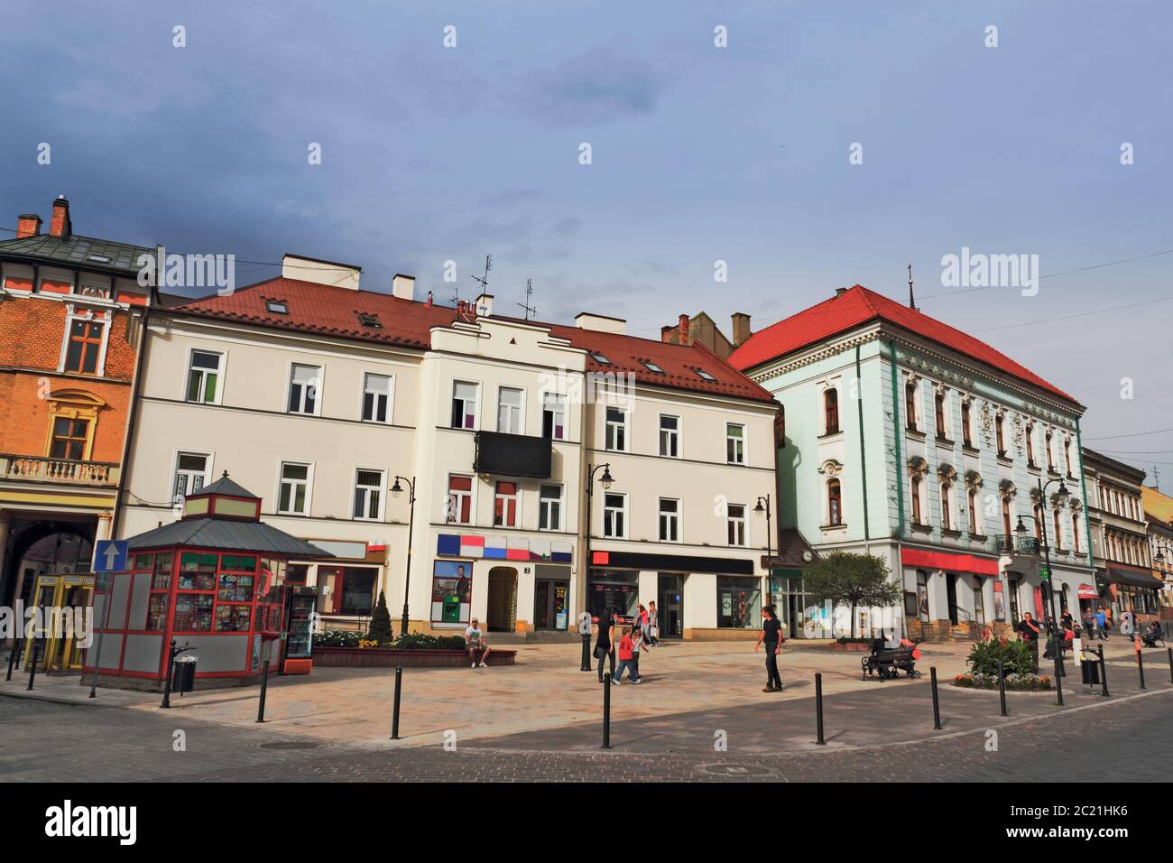 Tarnow city centre Stock Photo - Alamy