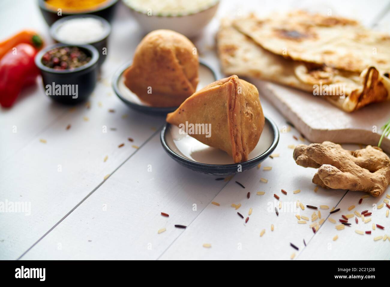 Indian food plate hi-res stock photography and images - Alamy