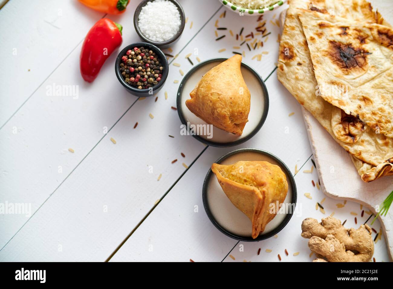 Indian food plate hi-res stock photography and images - Alamy