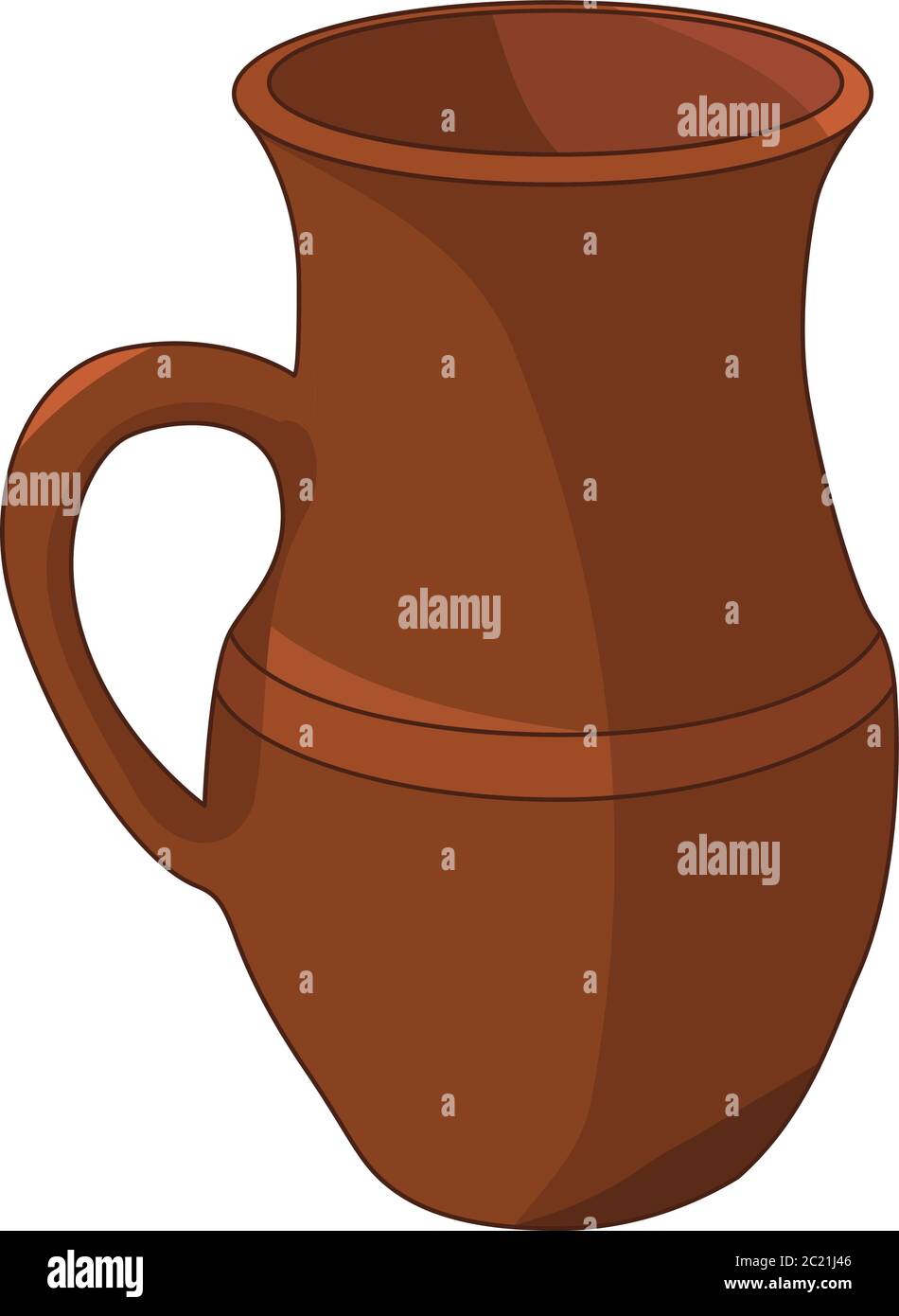 vector, isolated clay pot Stock Vector Image & Art - Alamy
