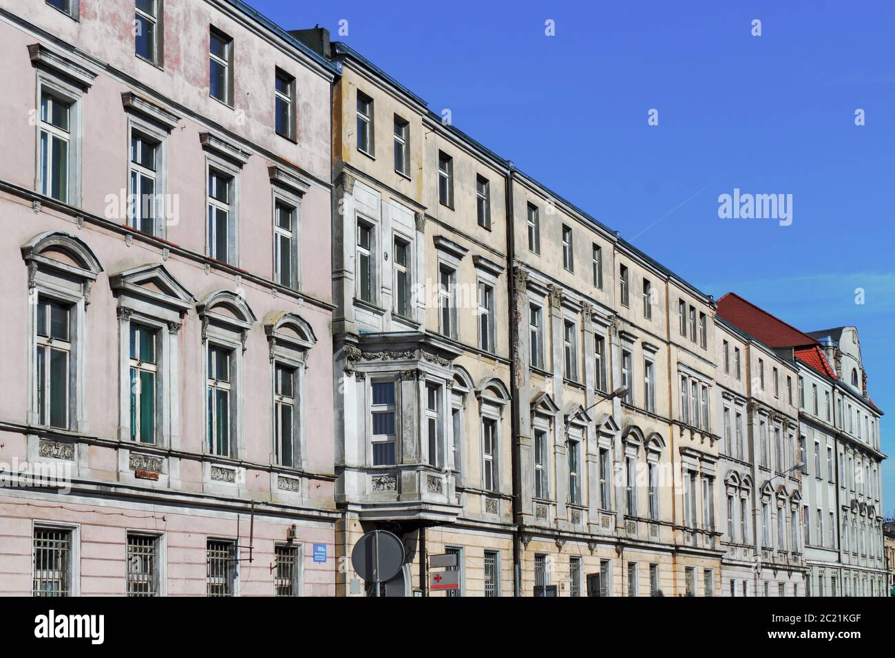 old building facades Stock Photo - Alamy