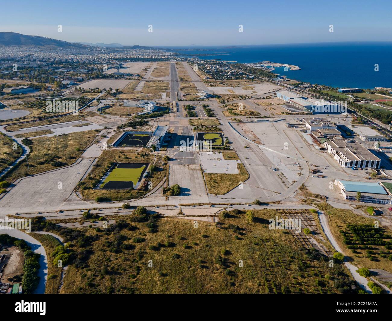 Elliniko,the old airport of Athens Stock Photo - Alamy