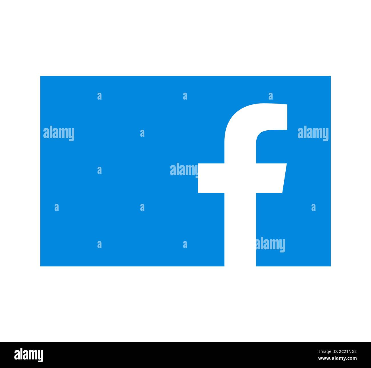 Facebook logo icon button hi-res stock photography and images - Alamy