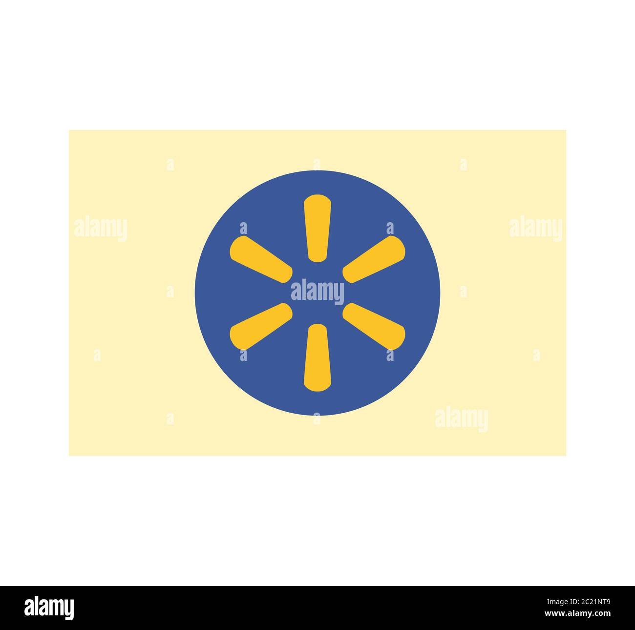 Walmart icon logo hi-res stock photography and images - Alamy
