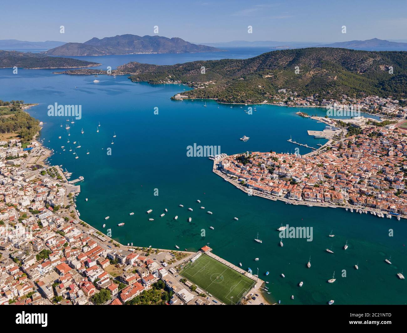 Harbor town poros hi-res stock photography and images - Alamy