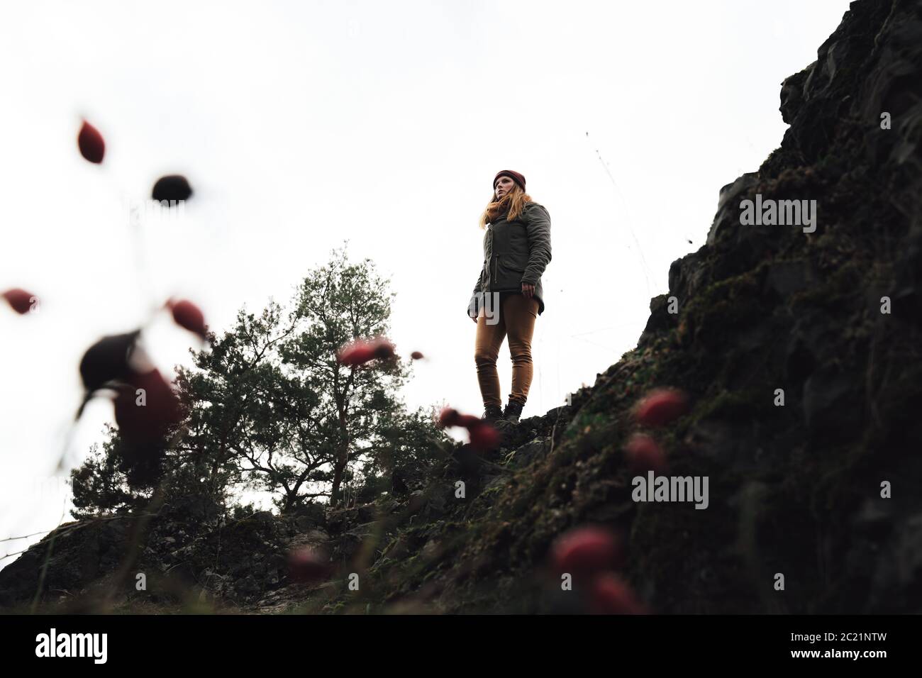 Woman wanderer hi-res stock photography and images - Alamy