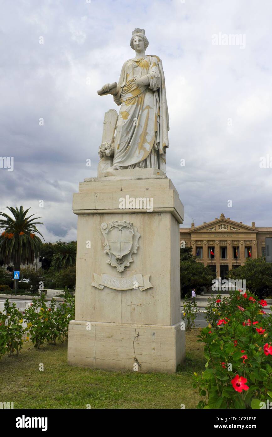 Patron saint of Messina Stock Photo - Alamy