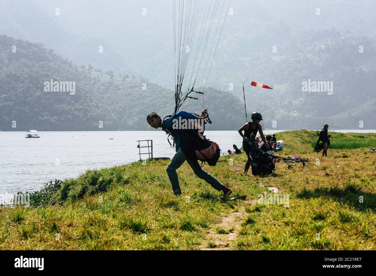 Pokhara Nepal October 6, 2018 Portrait of a young Nepali kid learning ...