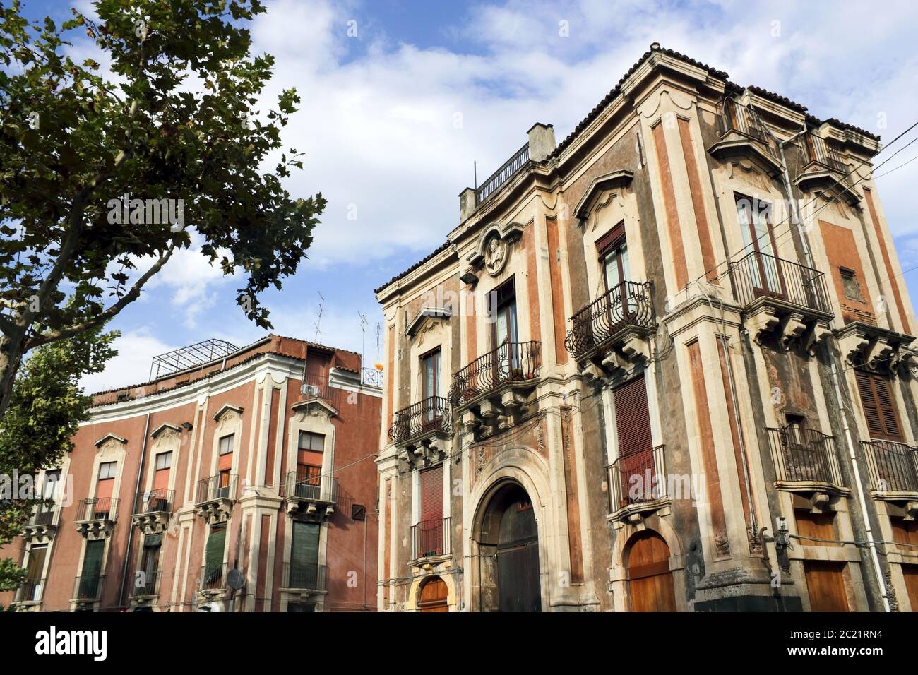 Catania palaces hi-res stock photography and images - Alamy