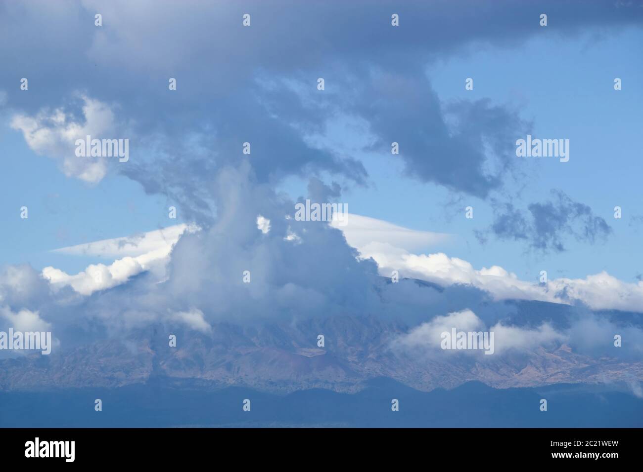 Natural spectacle on Mount Etna Stock Photo - Alamy