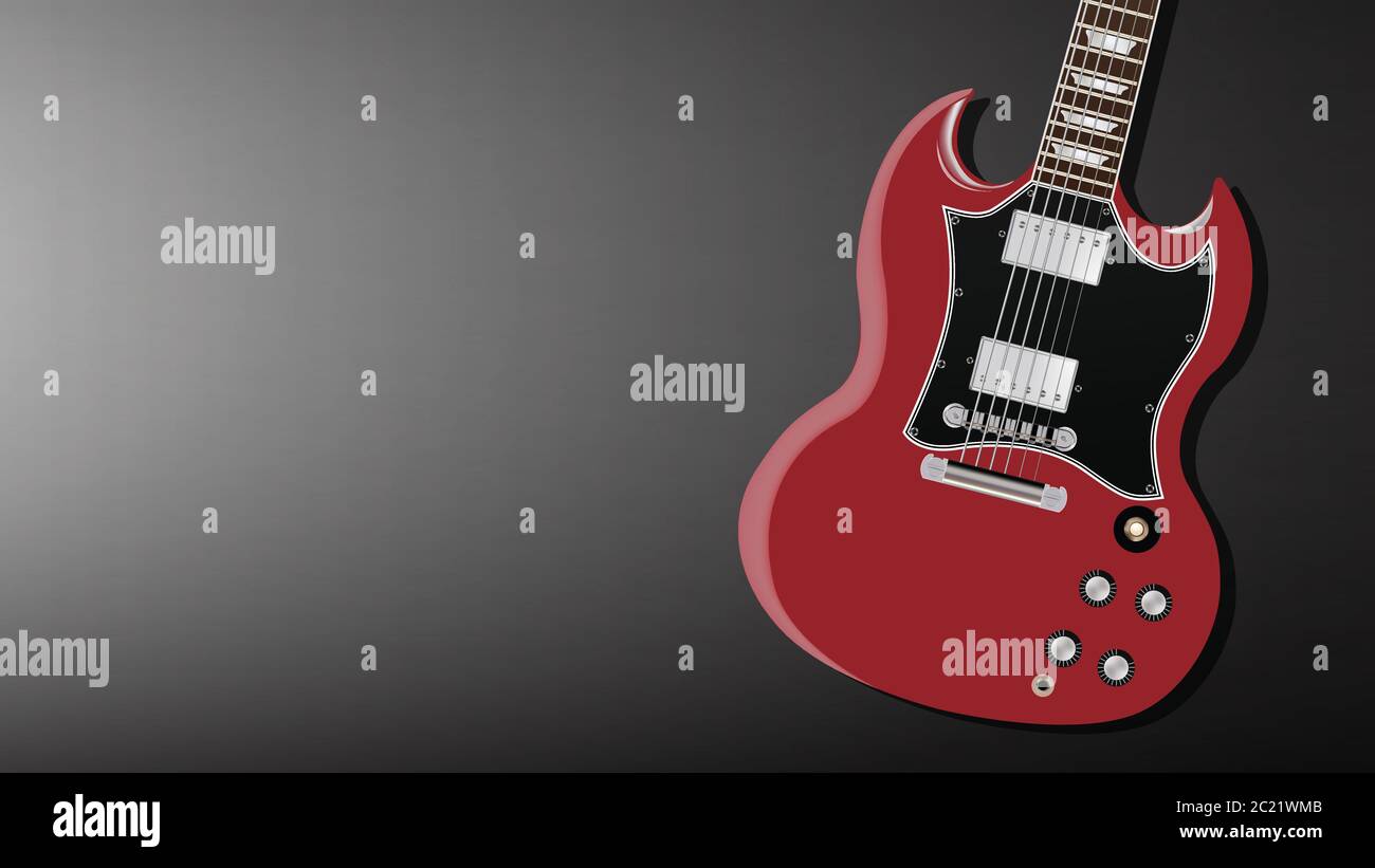 Red Fender Guitar Wallpaper