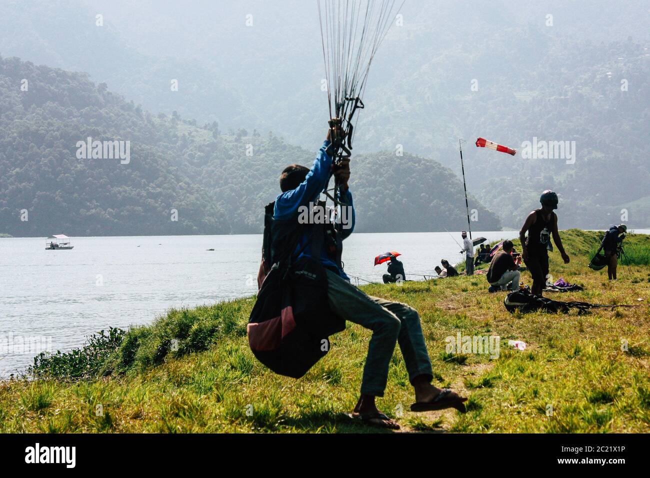 Pokhara Nepal October 6, 2018 Portrait of a young Nepali kid learning ...
