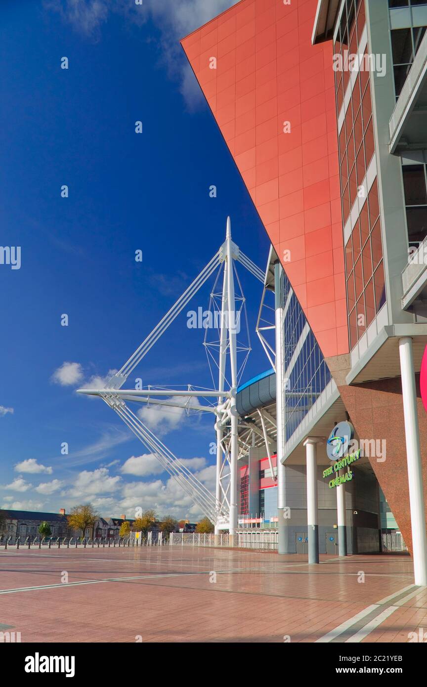 Wales town stadium hi-res stock photography and images - Alamy