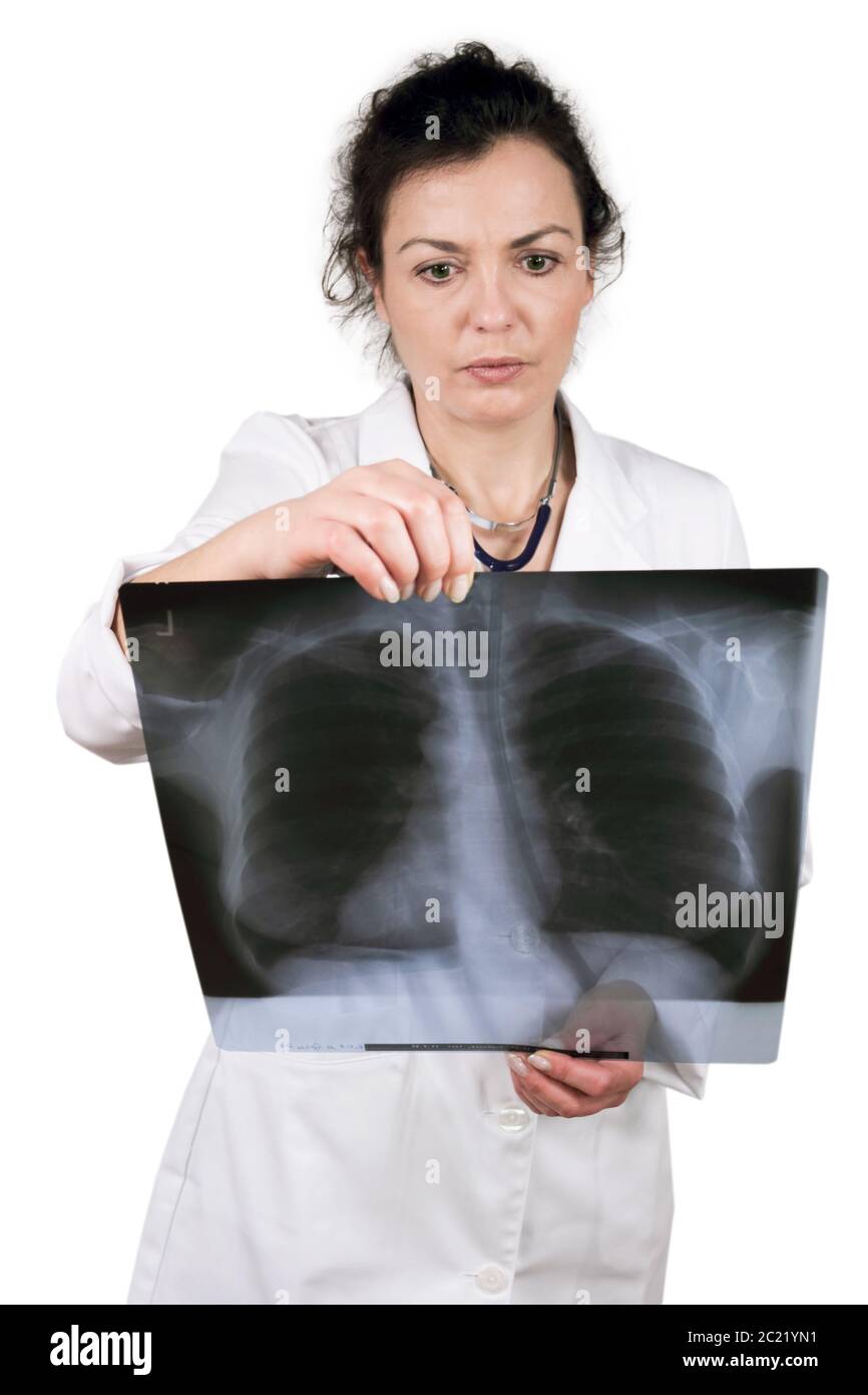 Doctor with X-ray findings Stock Photo - Alamy