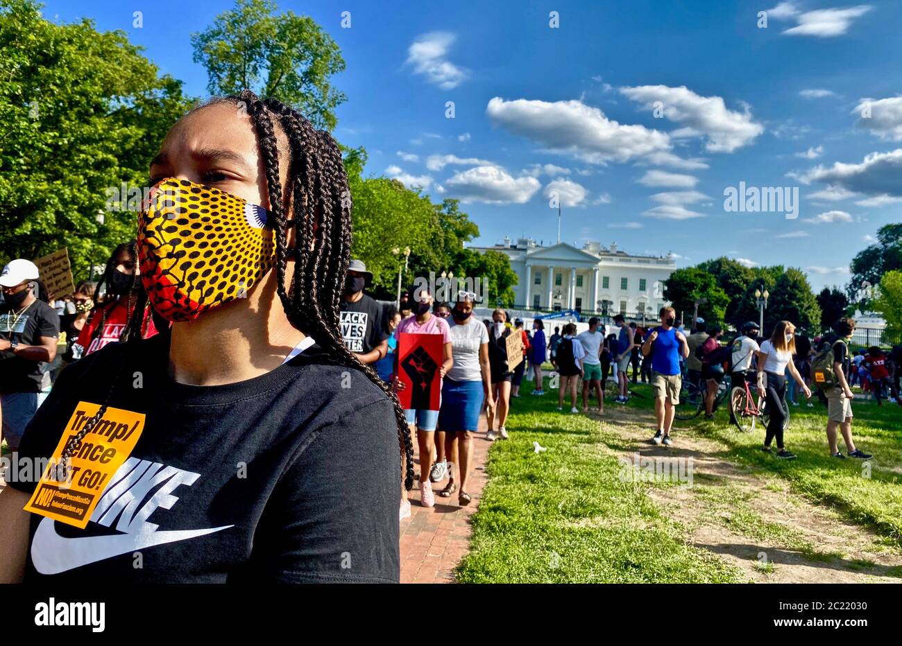 Washington D.C, District of Columbia, USA. 14th June, 2020. Angry ...