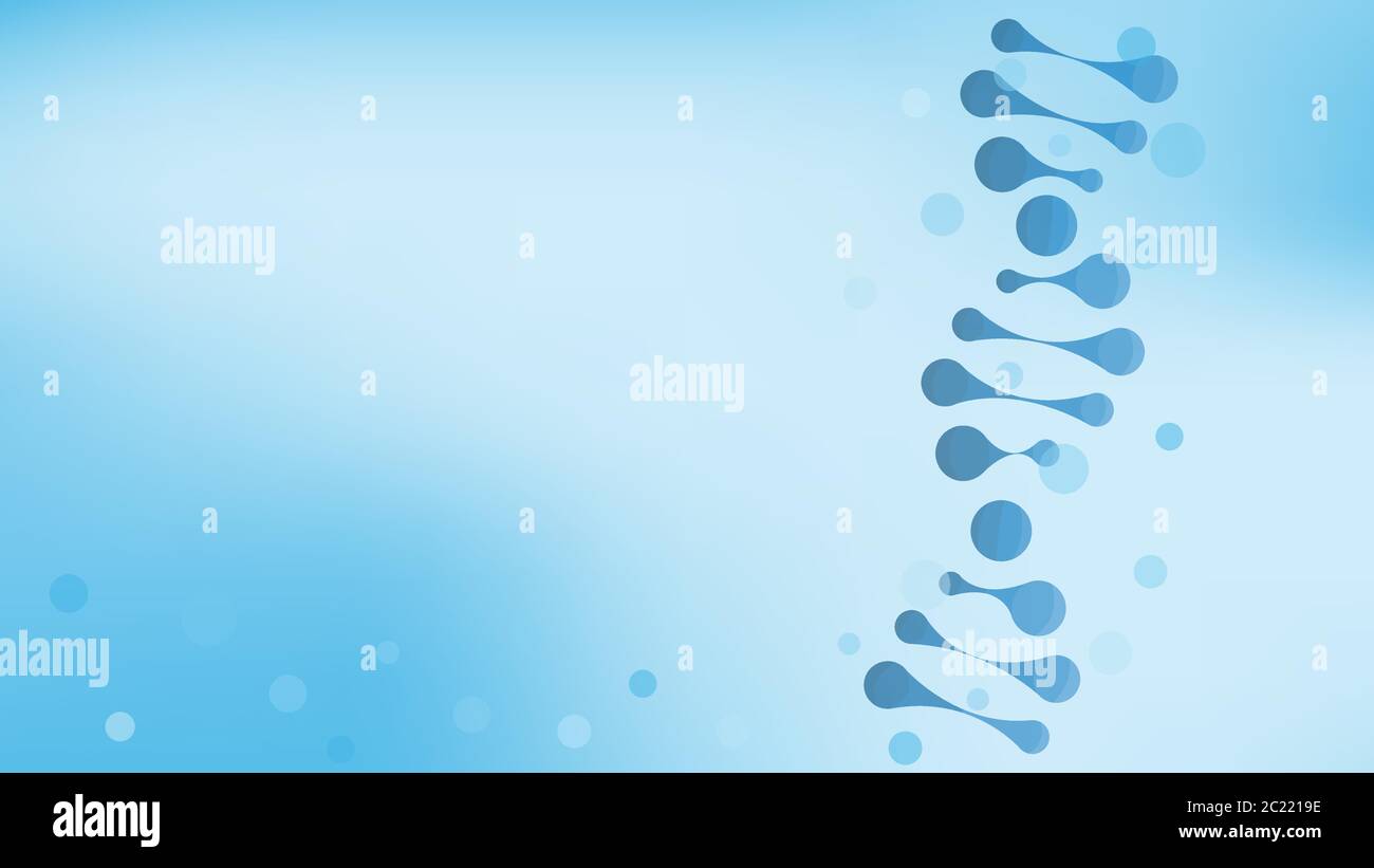 DNA helix structure, science and technology abstract background, vector ...