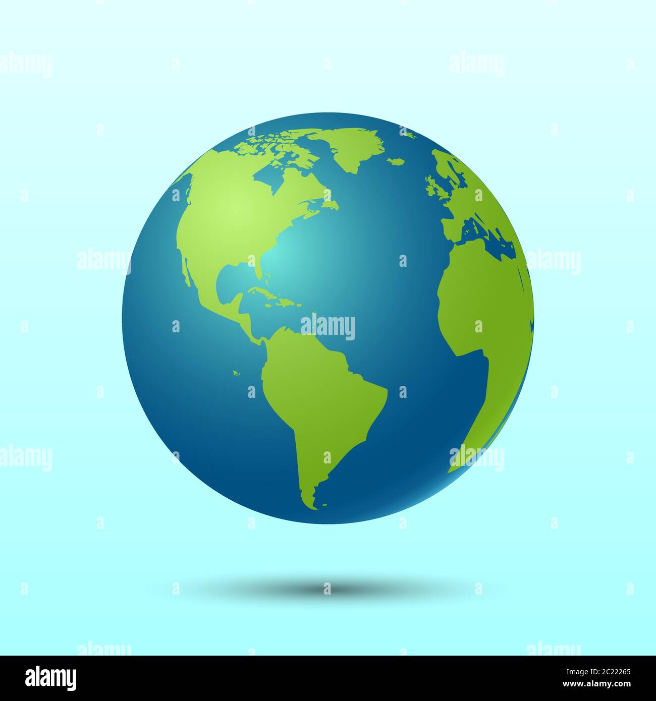 3D Planet earth , vector illustration Stock Vector Image & Art - Alamy