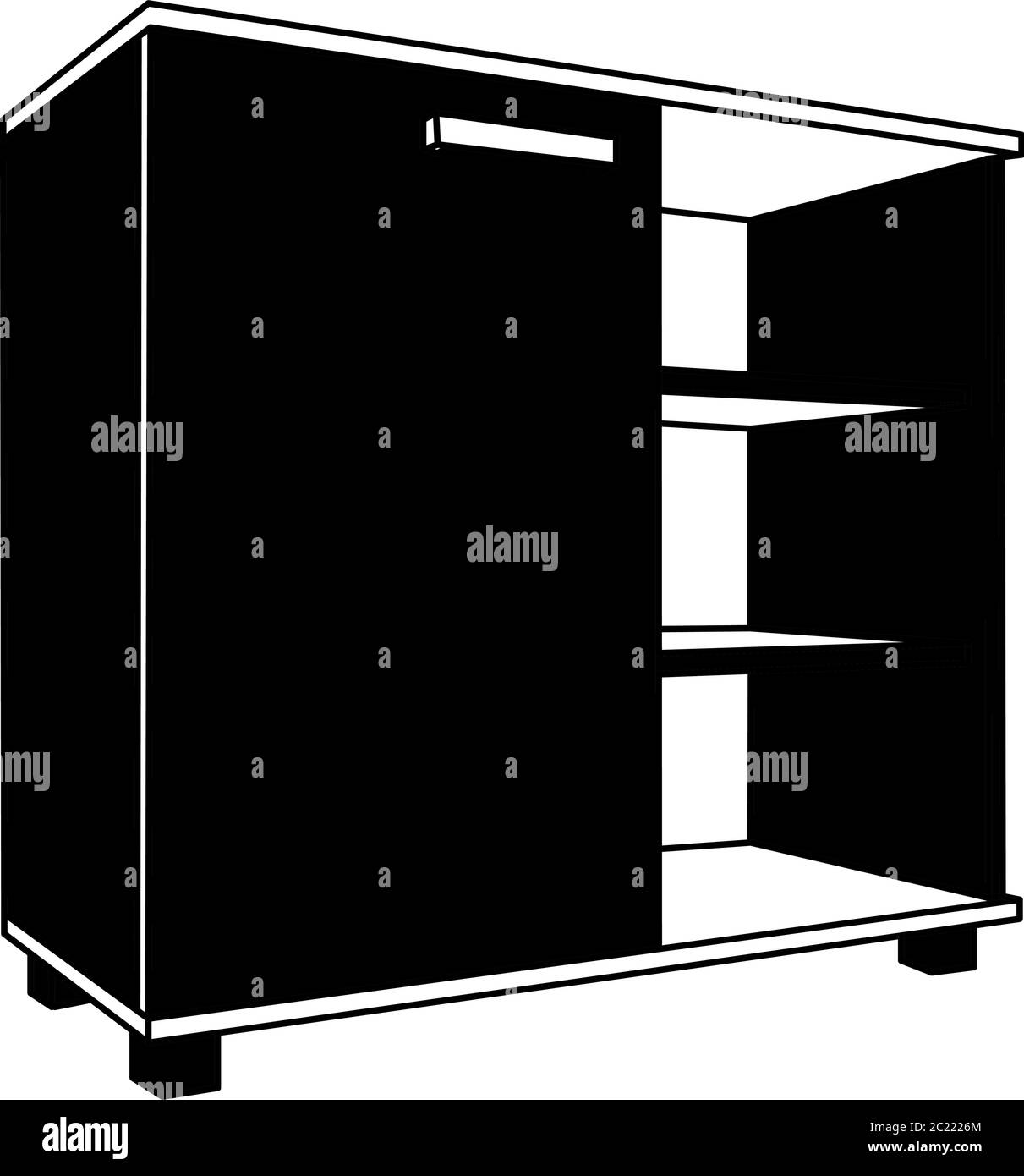 Bedside stand Black and White Stock Photos & Images - Alamy