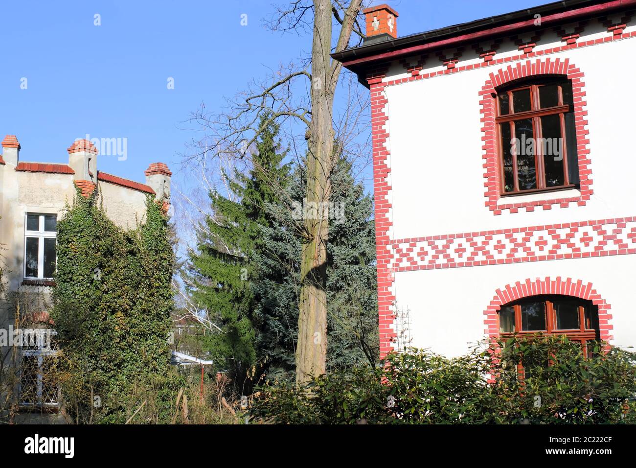Old villa colony Stock Photo - Alamy