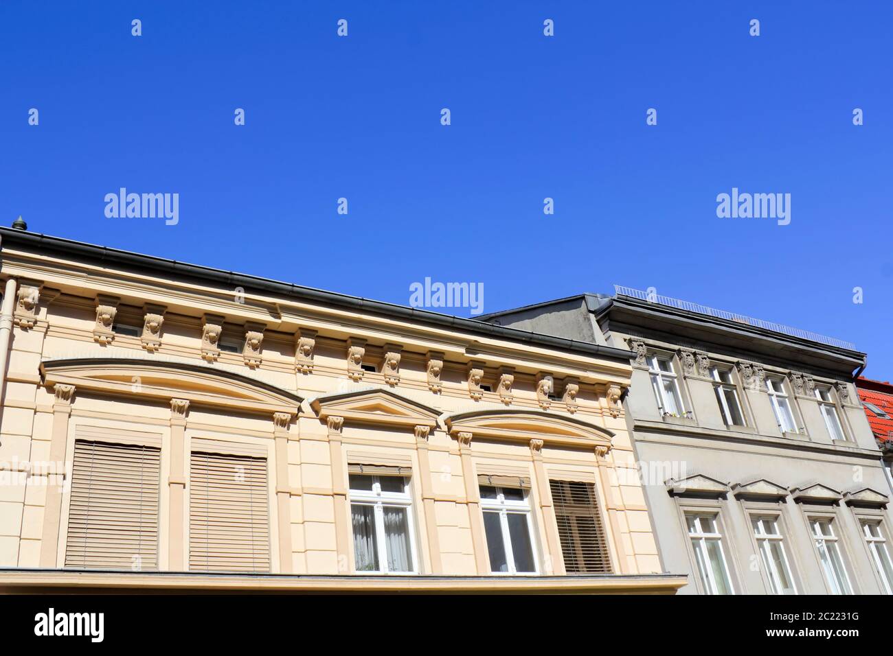 old building facades Stock Photo - Alamy