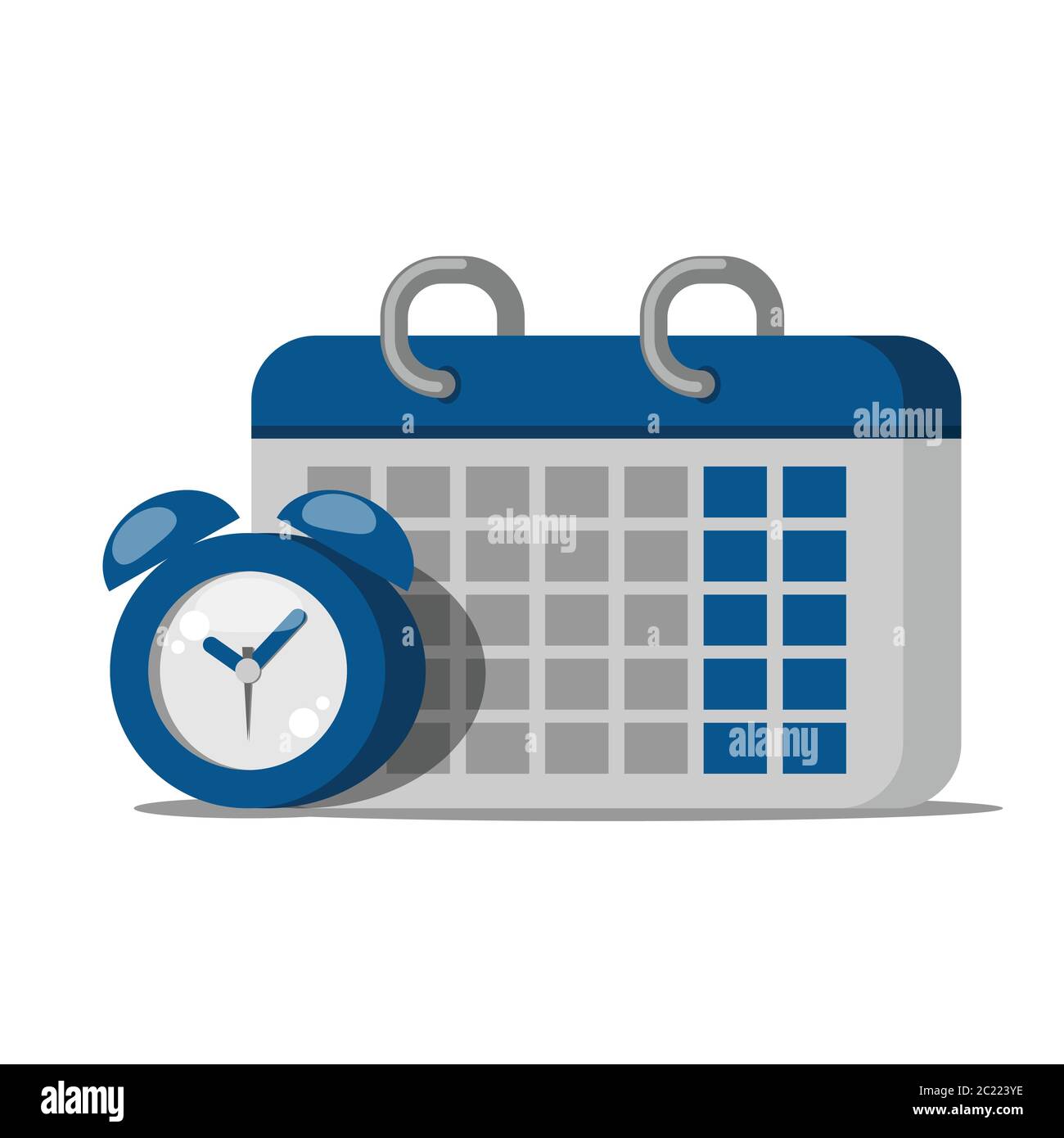 Calendar clock icon, vector illustration Stock Vector Image & Art - Alamy