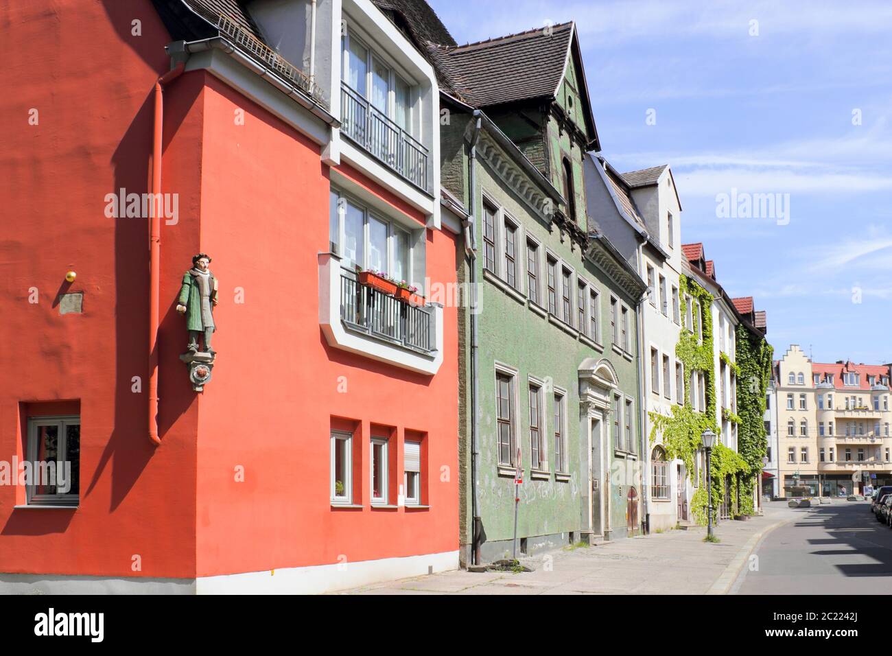 Historical row of houses Stock Photo - Alamy