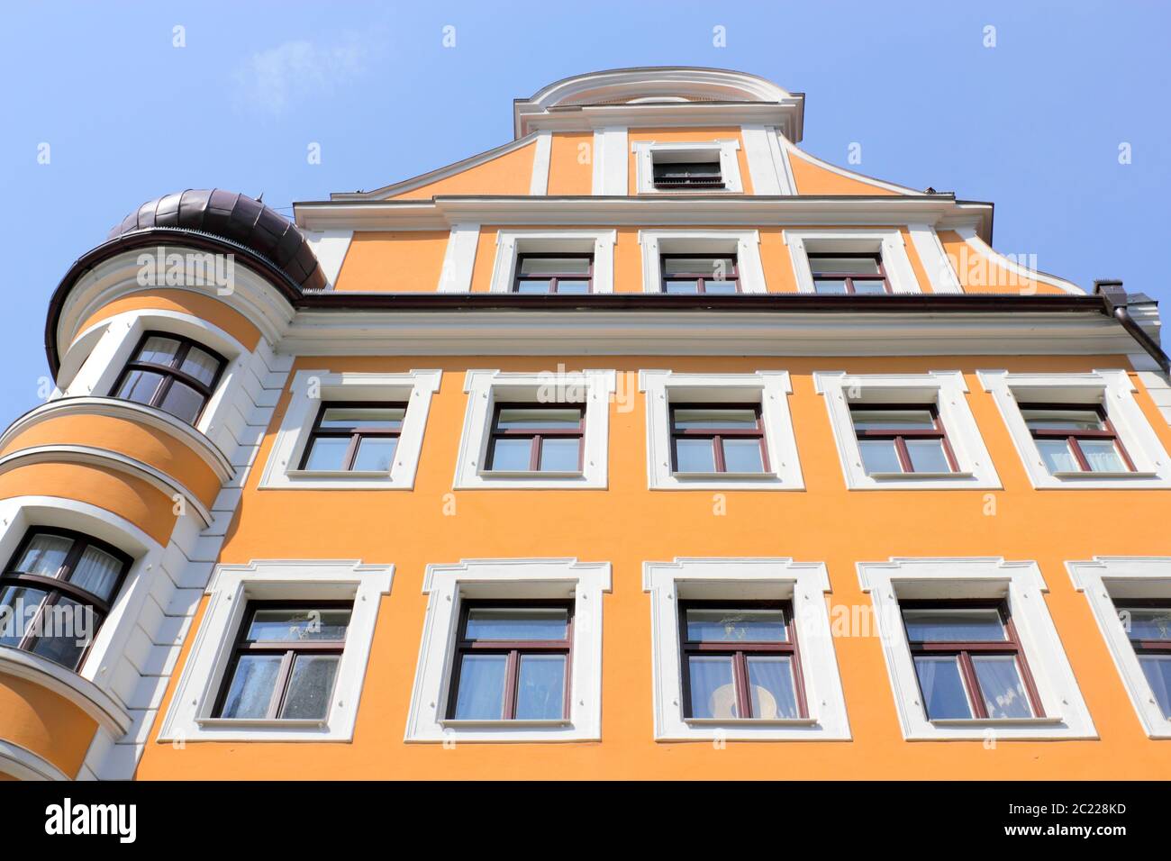 Renovated old building Stock Photo - Alamy