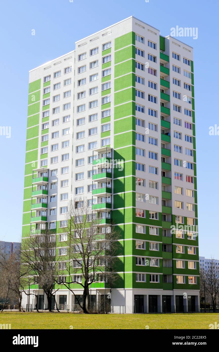 prefab high-rise building Stock Photo - Alamy