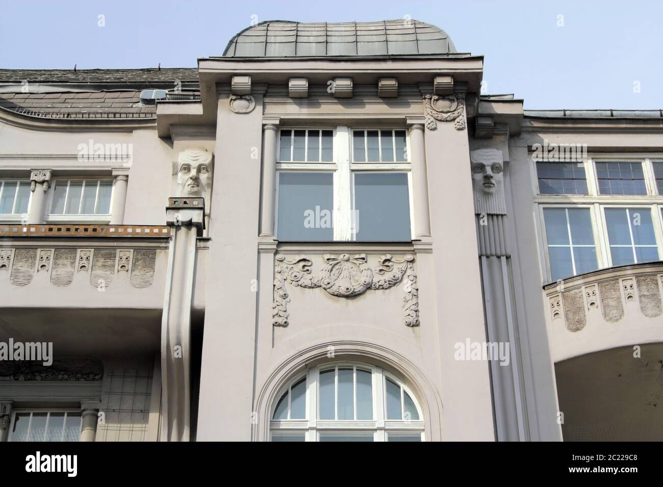 art nouveau house Stock Photo - Alamy