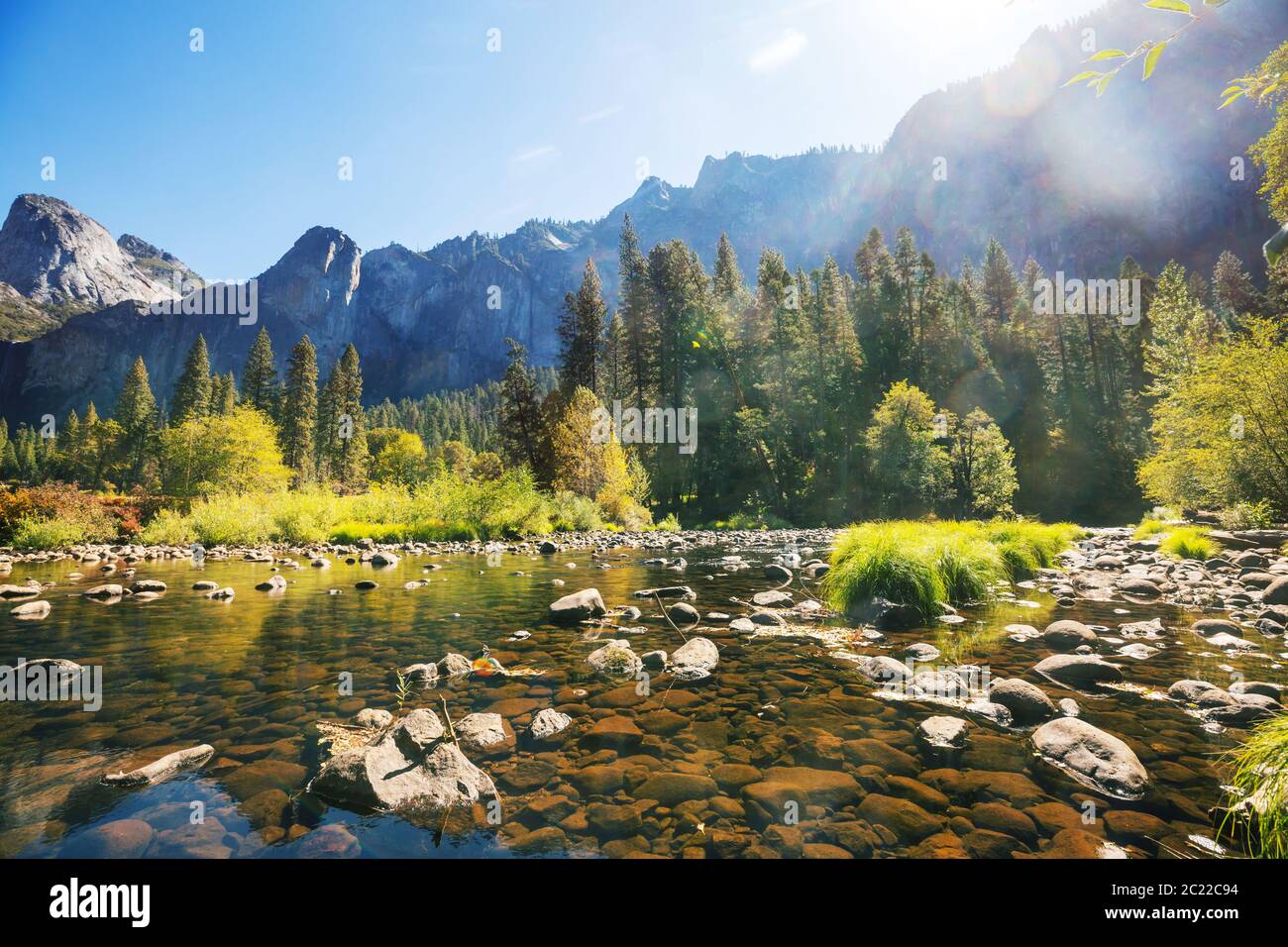 Beautiful Yosemite National Park landscapes, California Stock Photo - Alamy