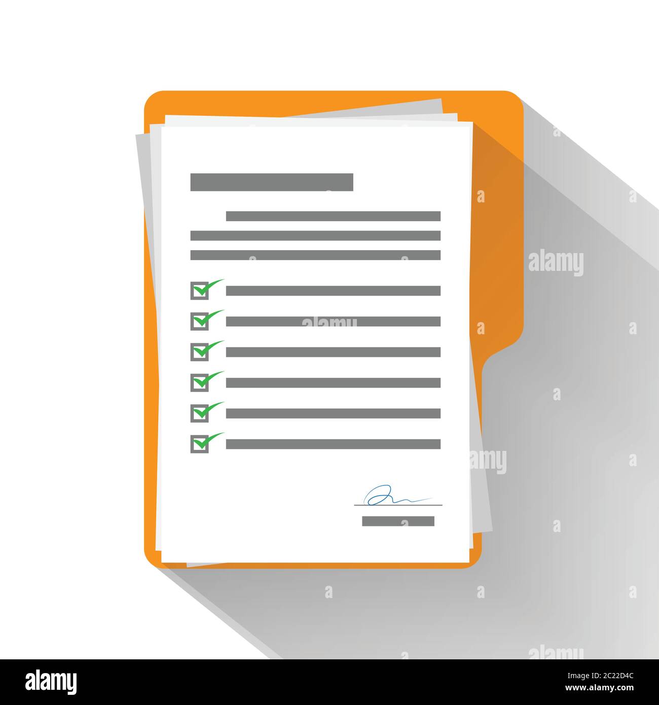 Checklist paper hi-res stock photography and images - Alamy